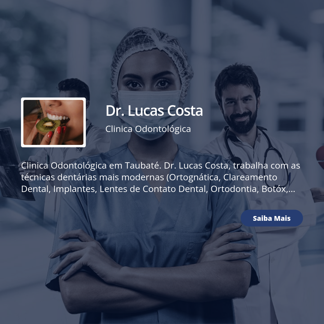 Dr. Lucas Costa em Taubaté / SP